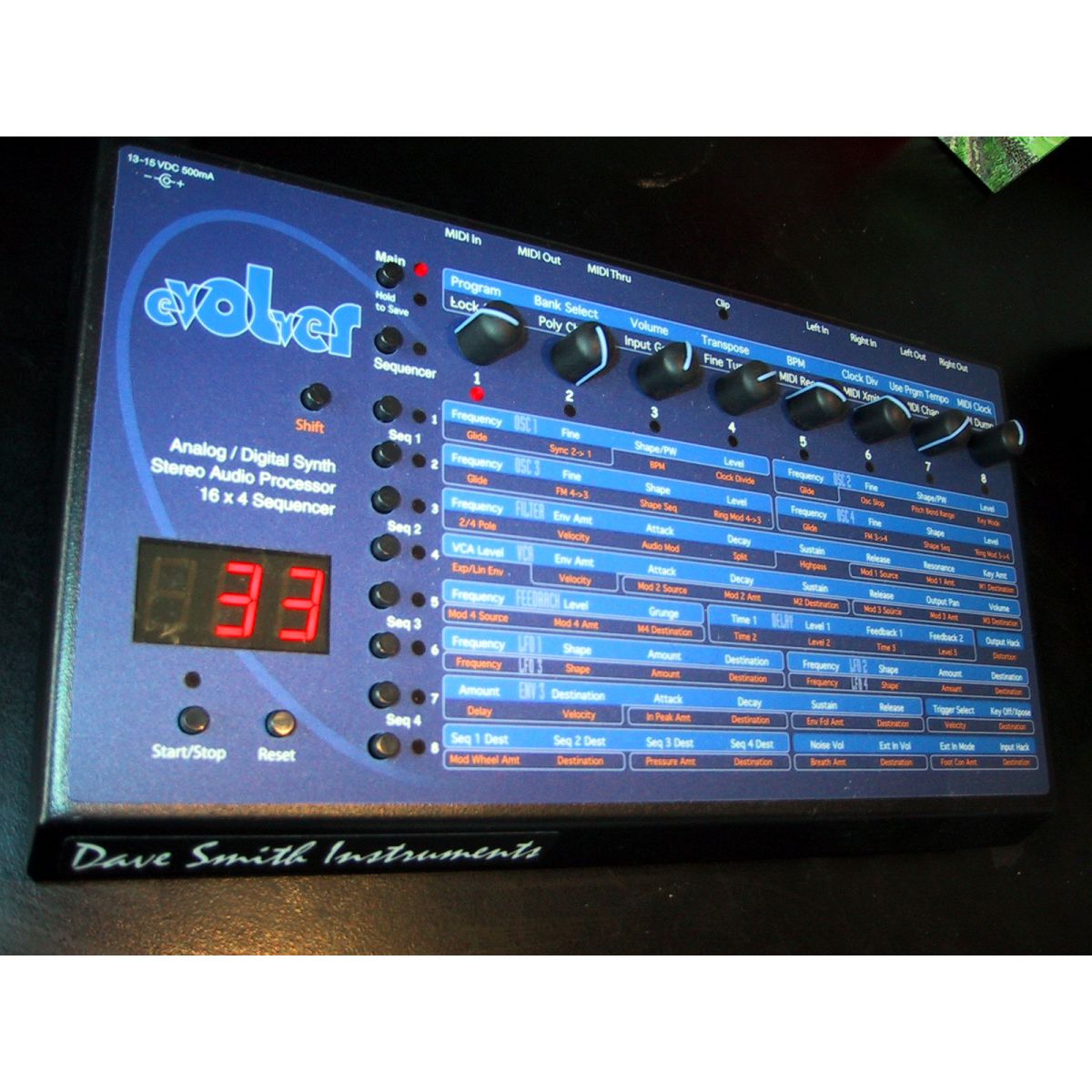 Dave Smith Evolver Módulo - Sintetizador Analógico de Alta Qualidade