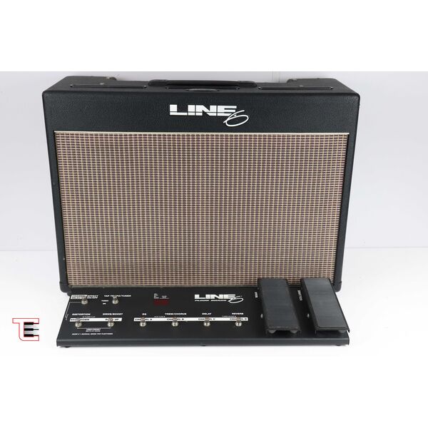 Combo Line 6 Flextone II XL 100W com Foot FB4 - Usado