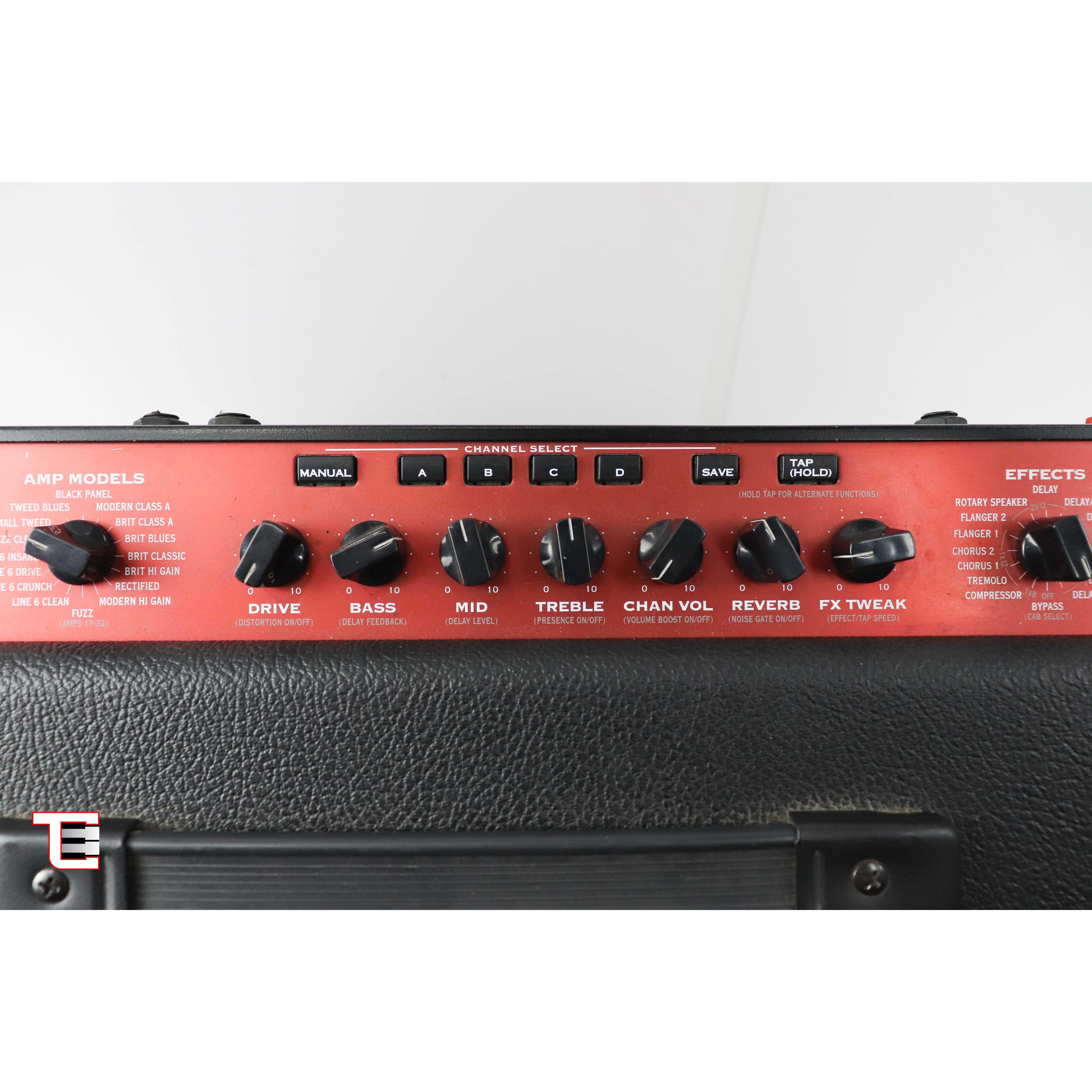 Combo Line 6 Flextone II XL 100W com Foot FB4 - Usado