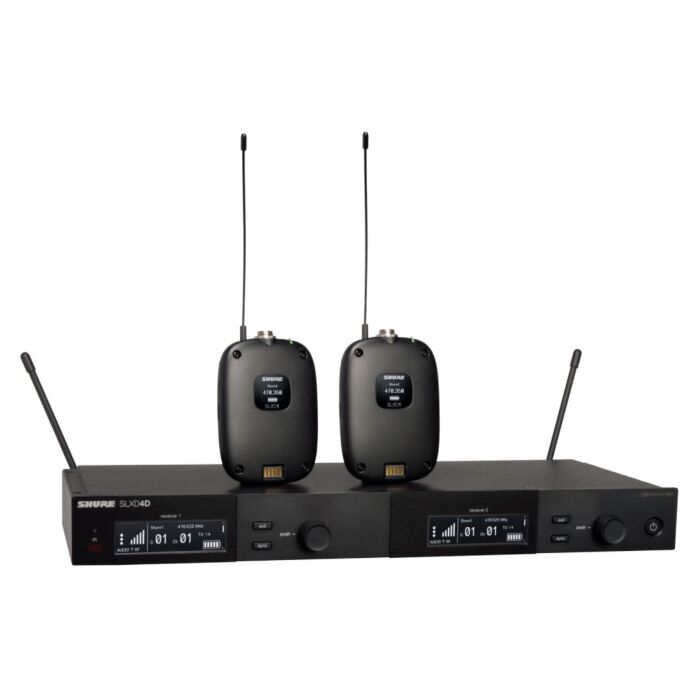 Shure SLXD14D-G58 Duplo - Sistema sem fio para dois instrumentos