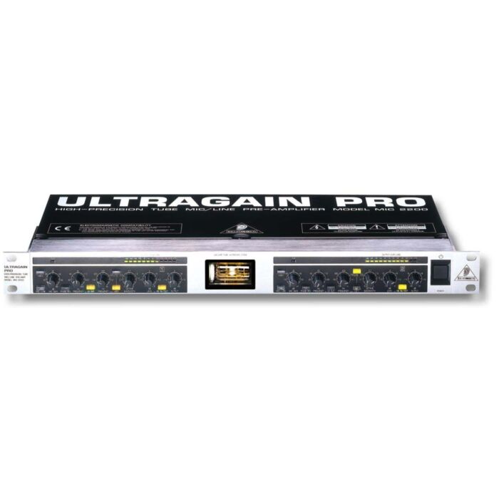 Behringer Ultragain Pro Mic 2200 - High-Quality Mic Preamp and Tube ...