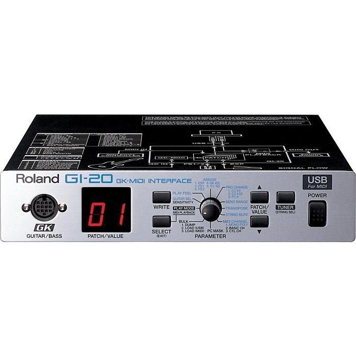 Interface MIDI de guitarra Roland GI-20 | TeclaCenter Instrumento