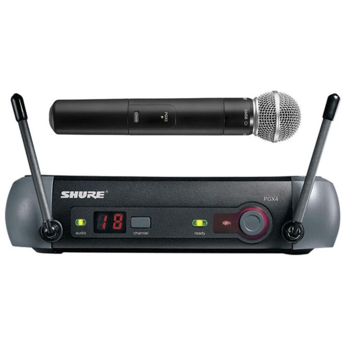 Microfone sem fio Shure PGX24/Beta58 de bastão | TeclaCenter Inst