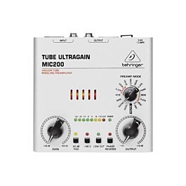 Pré Amplificador Behringer Mic200 Valvulado com 16 Presets para M